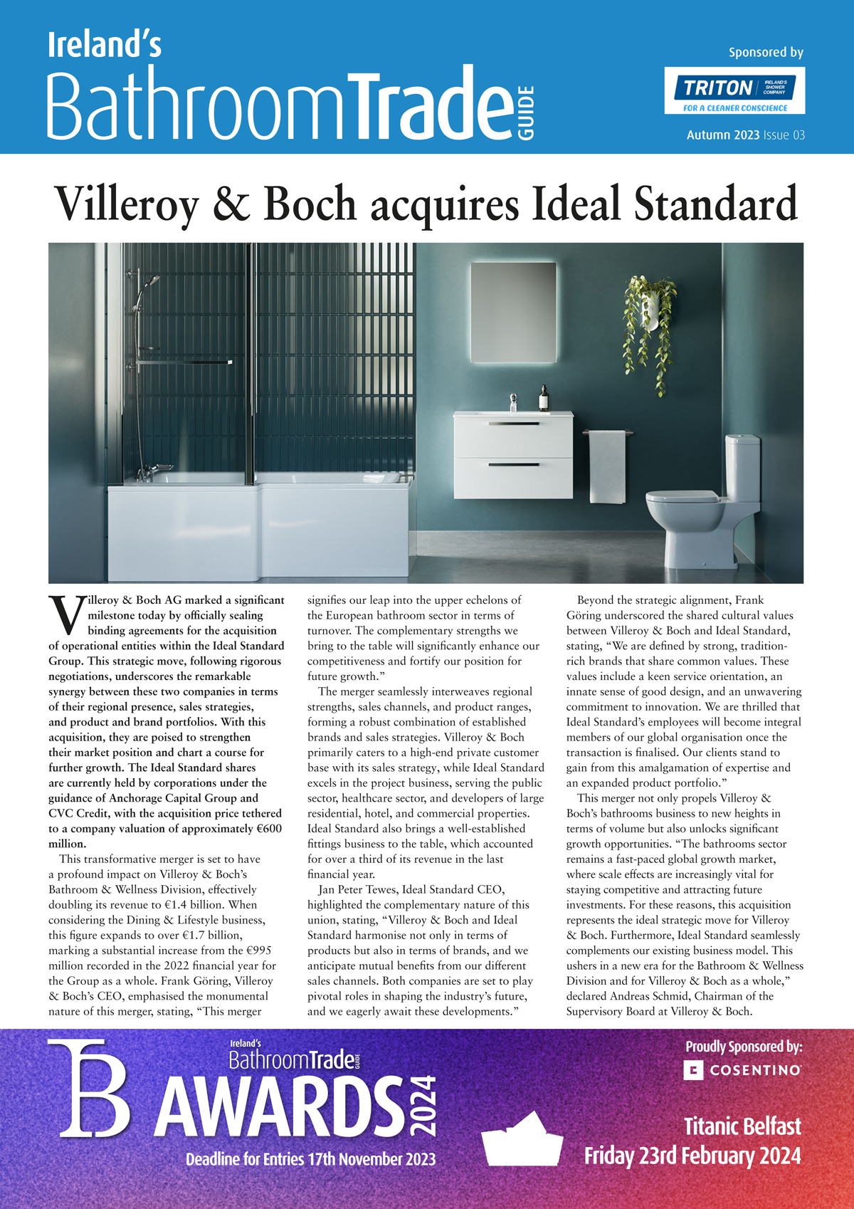 Irelands Bathroom Trade Guide - Ireland's Homes Interiors & Living Magazine